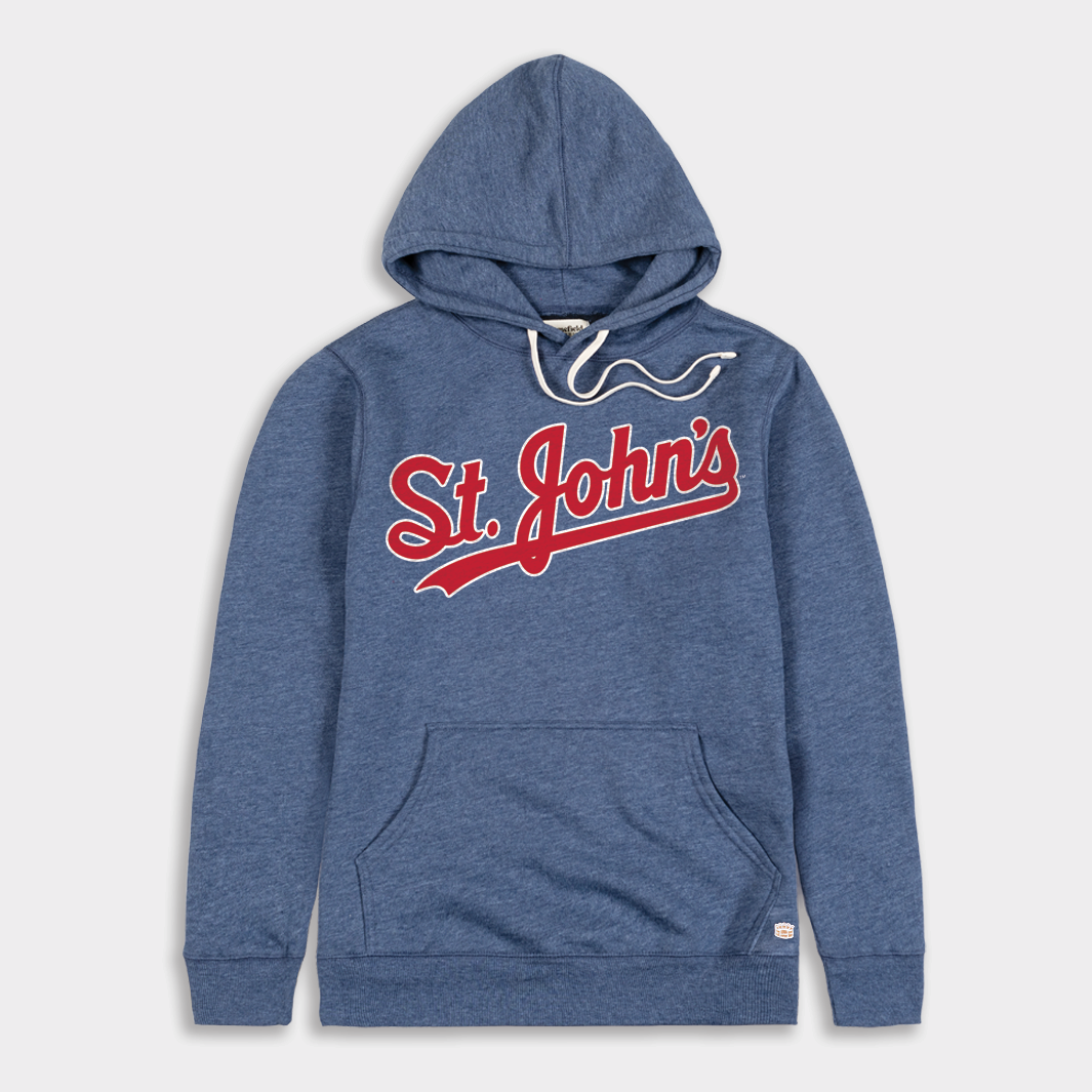 St. John's Red Storm Baseball Script Hoodie | Homefield