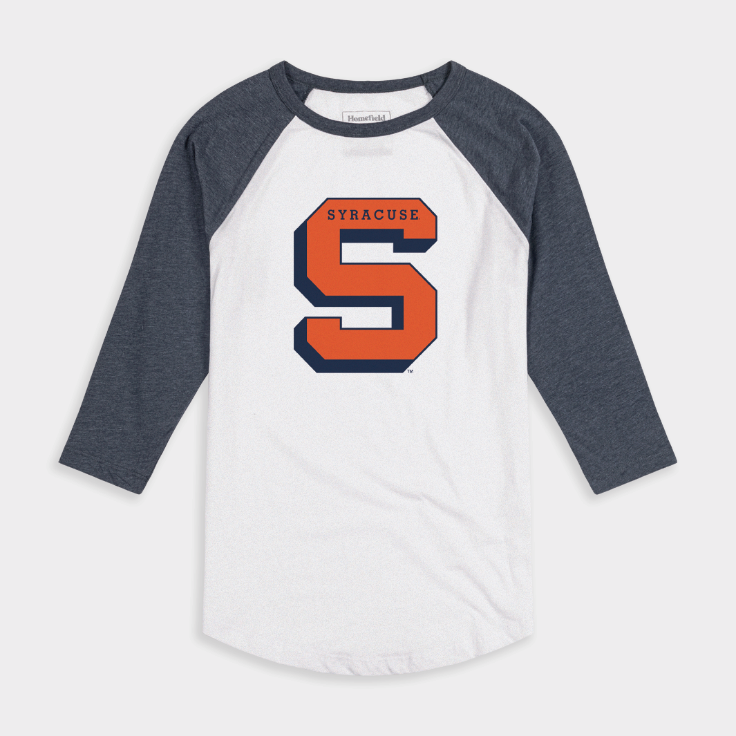 Syracuse Block "S" Baseball Tee | Homefield