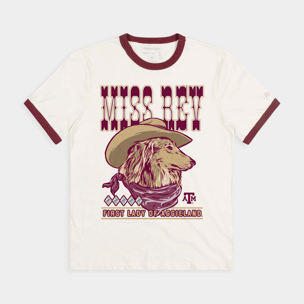 Texas A&M Cowgirl Miss Rev Ringer Tee | Homefield