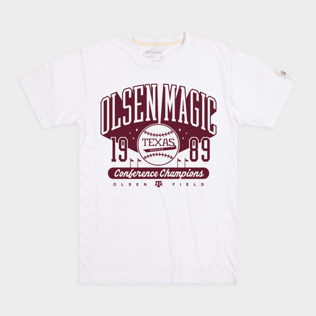 Texas A&M "Olsen Magic" Baseball 1989 Champs Tee | Homefield