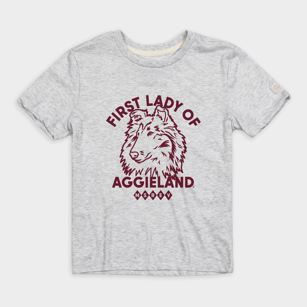 Texas A&M First Lady Miss Rev Youth Tee | Homefield
