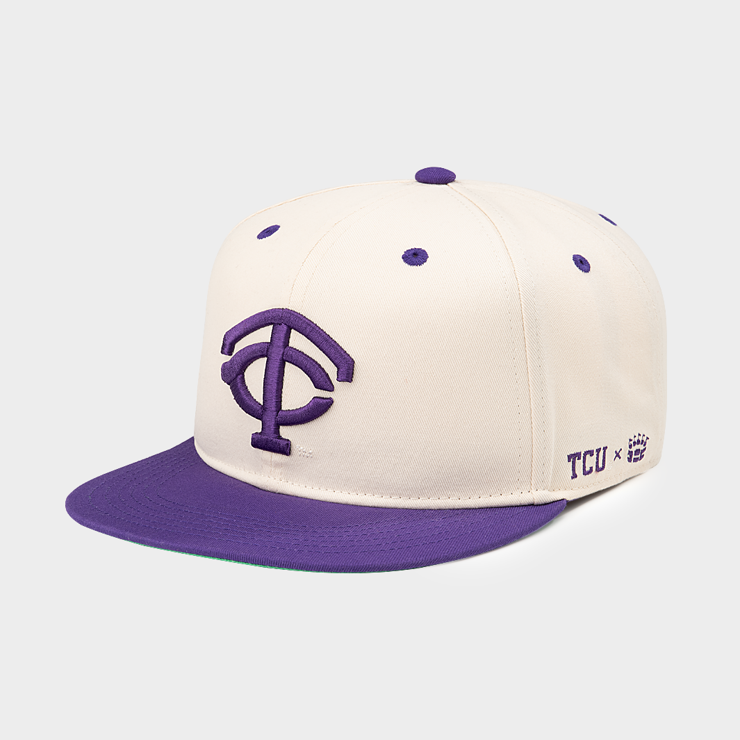 TCU Baseball Monogram "TC" Two-Tone Snapback | Homefield