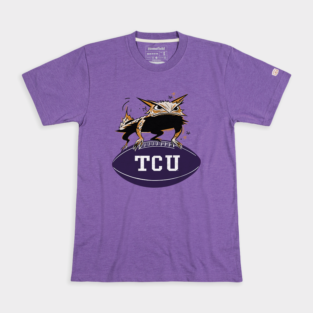 1957 TCU Horned Frog Purple Tee | Homefield