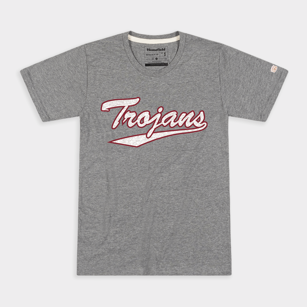 Troy Trojans Baseball Script Tee | Homefield