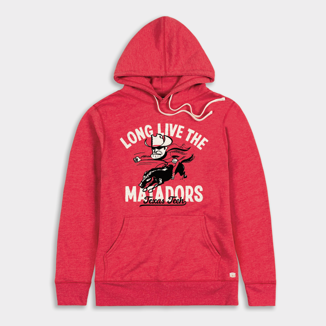 Texas Tech "Long Live the Matadors" Retro Logo Hoodie | Homefield