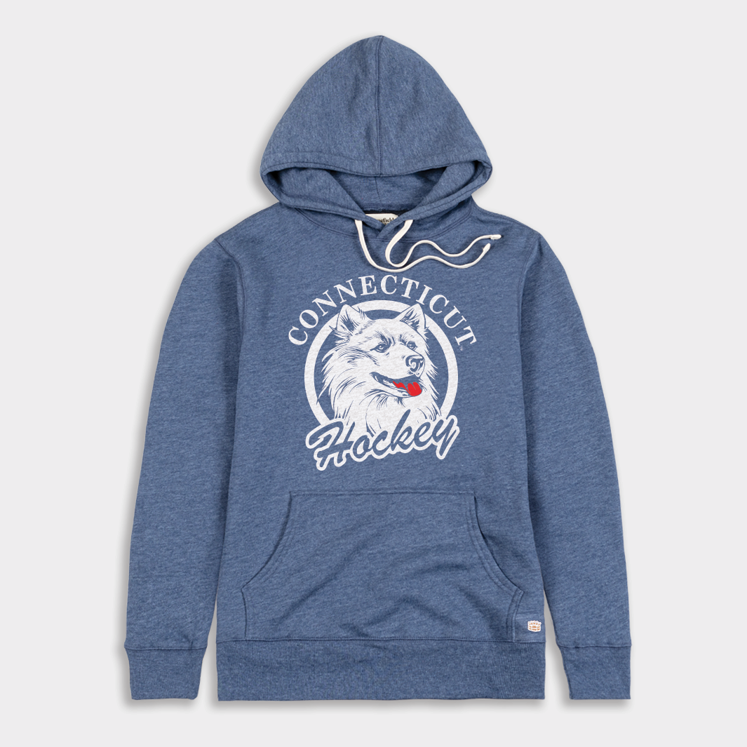UConn Huskies Connecticut Hockey Retro Hoodie | Homefield