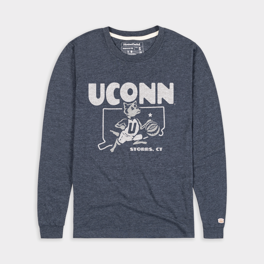 UConn Vintage Basketball Long Sleeve | Homefield