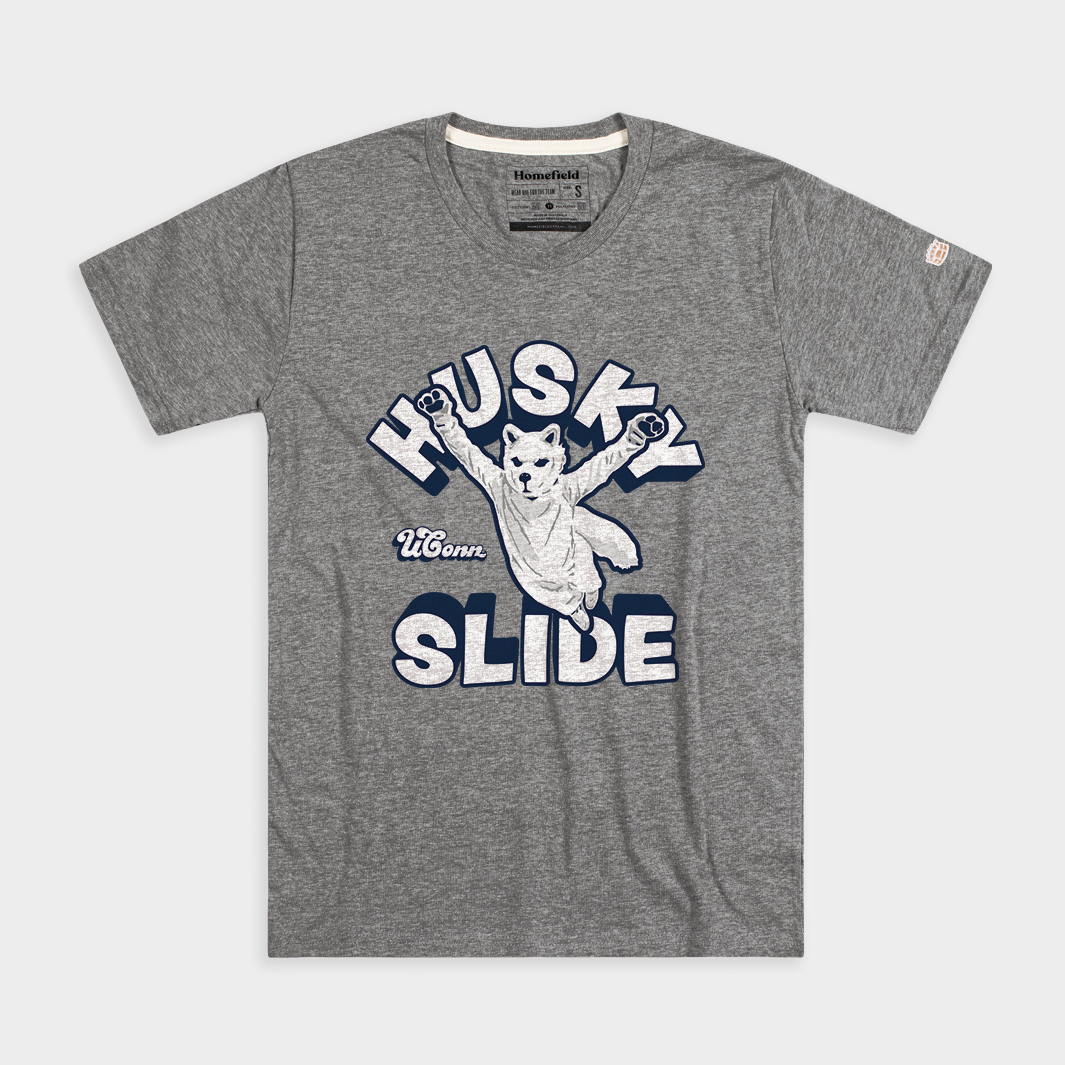 Vintage UConn Husky Slide T-Shirt | Homefield