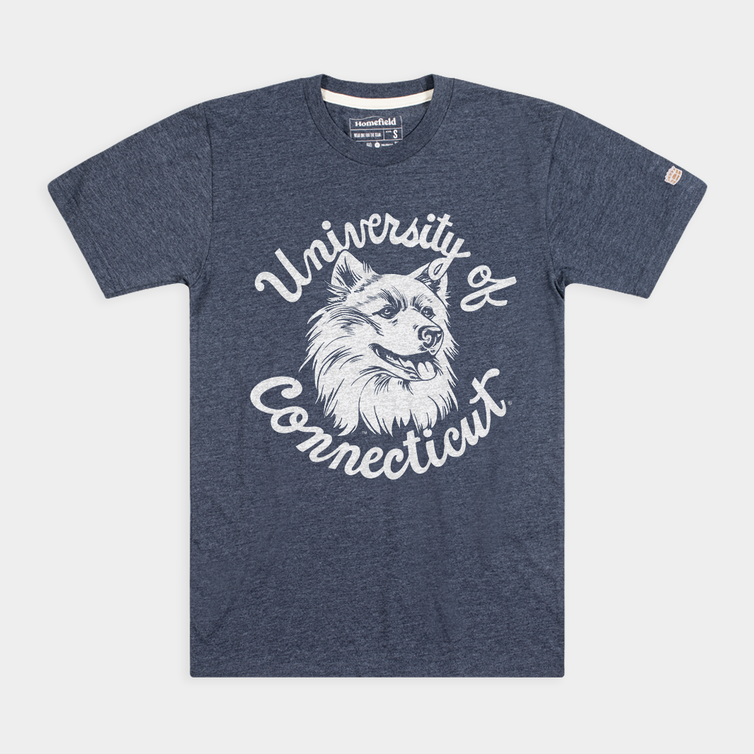 UConn Vintage Husky Logo Tee | Homefield