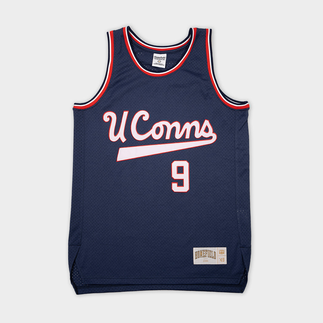 UConn Men's Basketball Vintage 1949 "UConns" Script Jersey | Homefield