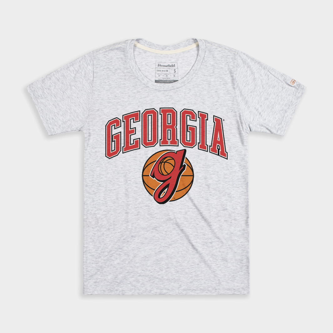 Georgia Bulldogs Retro Basketball Women's Tee | Homefield