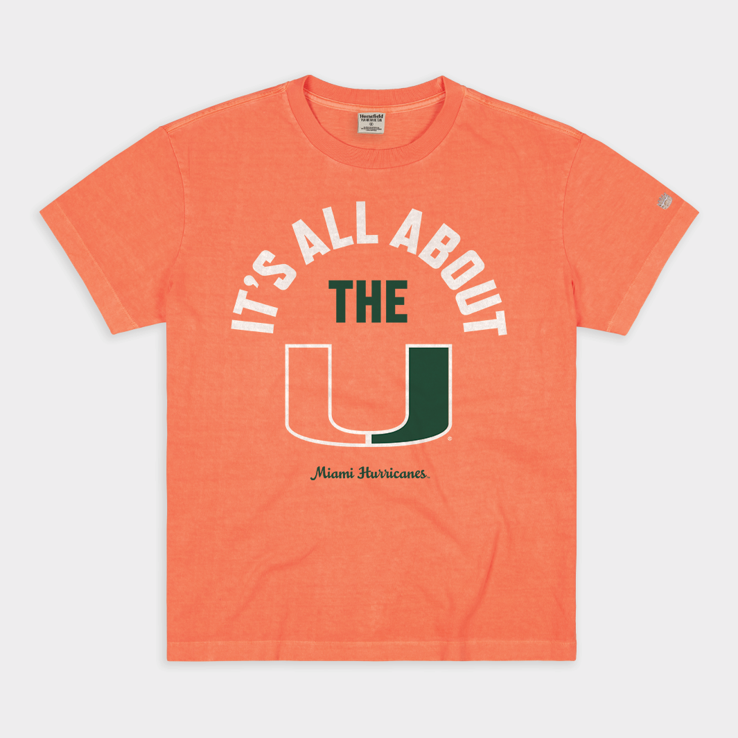 It's All About The U Miami Vintage Heavyweight Tee | Homefield