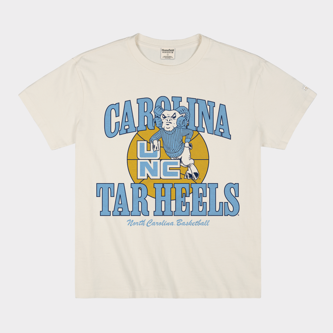 UNC Tar Heels Basketball Vintage Heavyweight Tee | Homefield