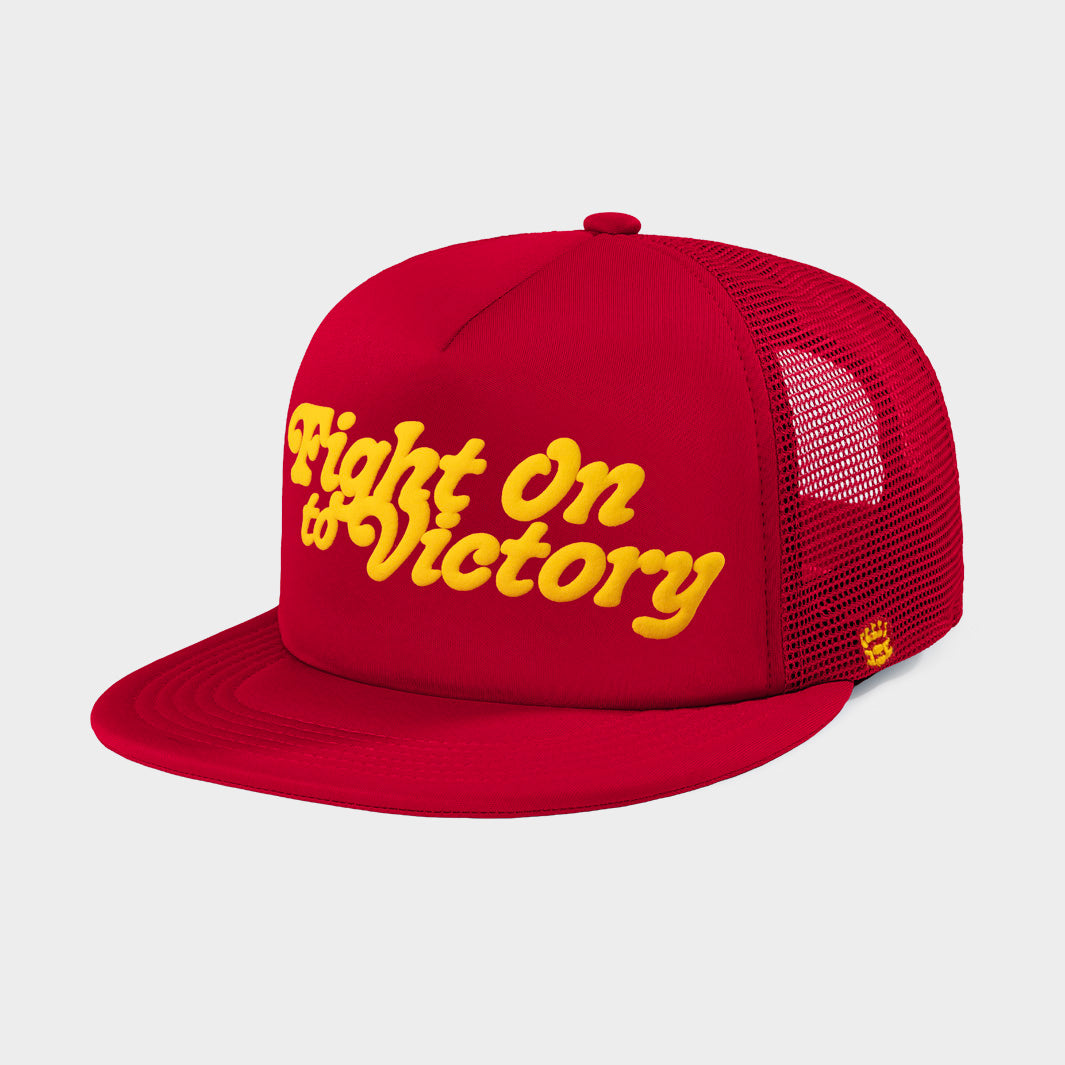 USC "Fight On" Puff Ink Trucker Hat | Homefield