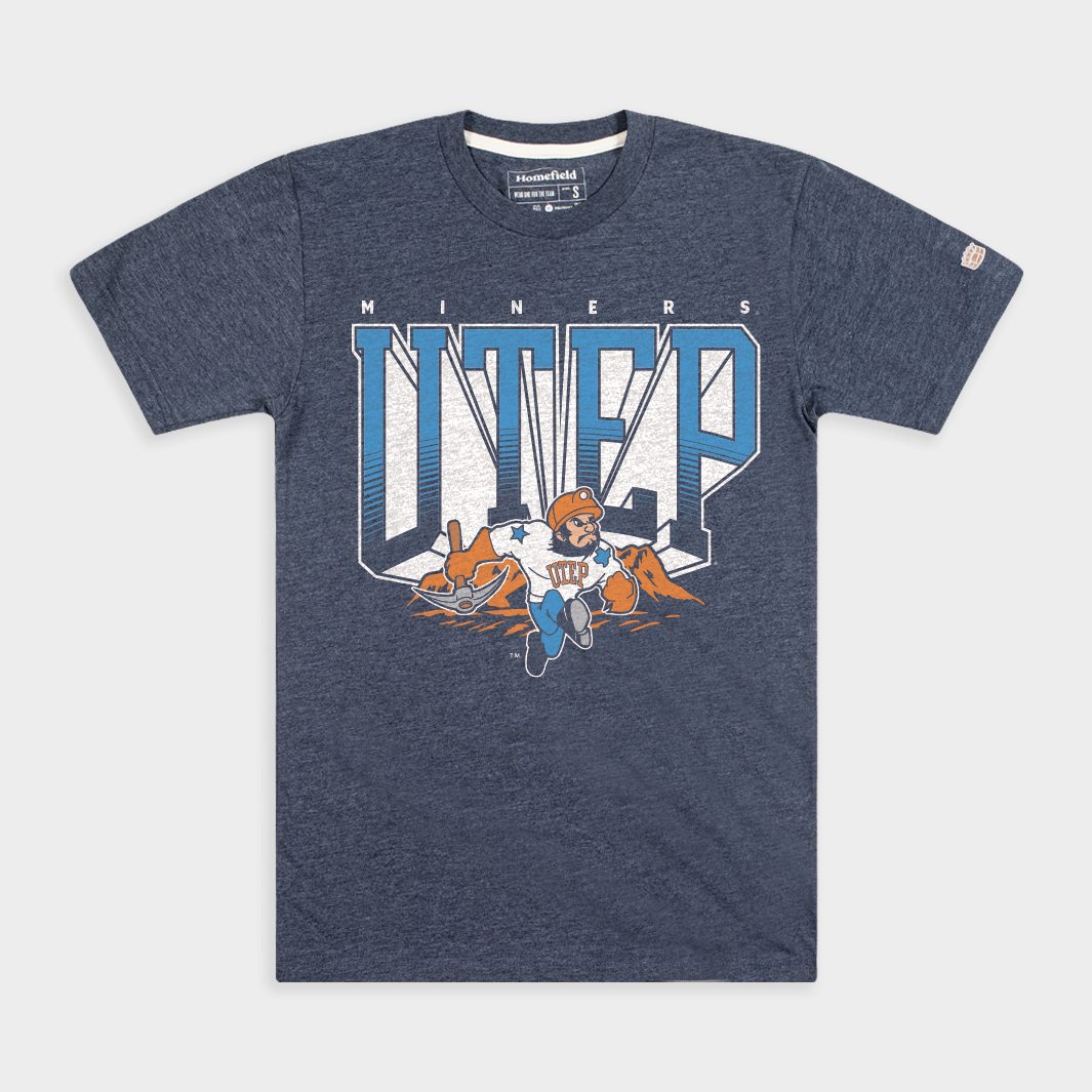 UTEP Miners 1990's Vintage Paydirt Pete Tee | Homefield