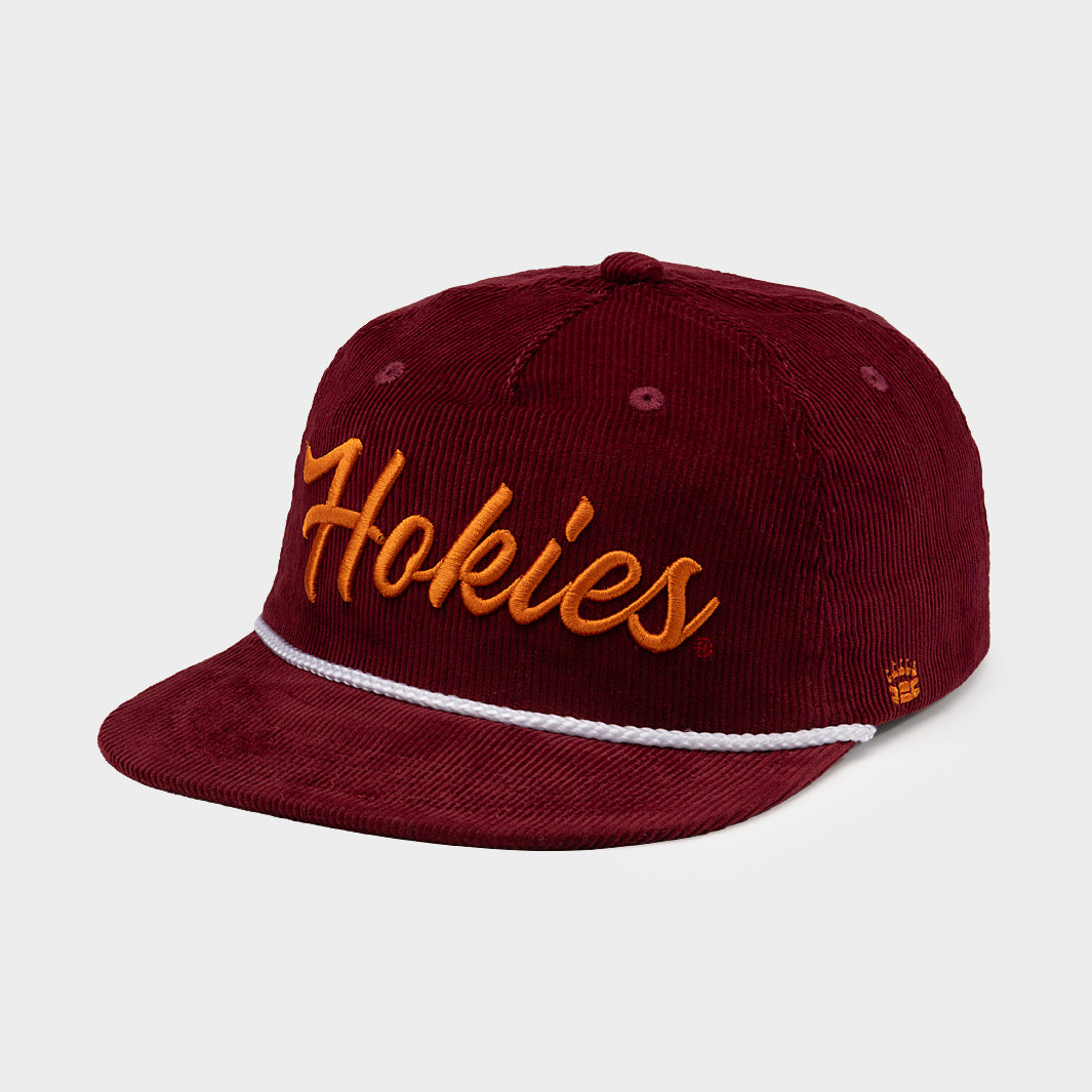 Virginia Tech Script "Hokies" Corduroy Hat | Homefield