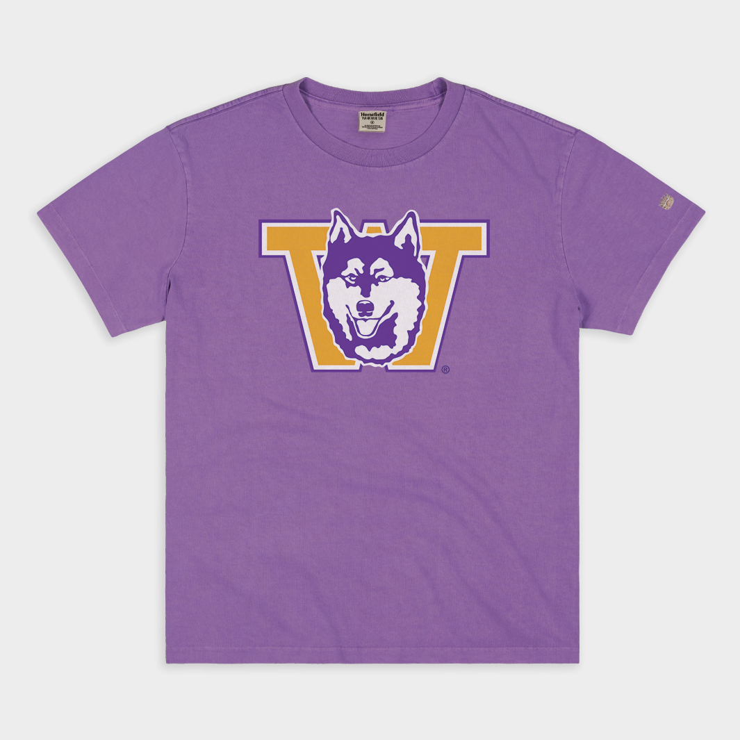 UW Huskies Logo Vintage Heavyweight Tee | Homefield