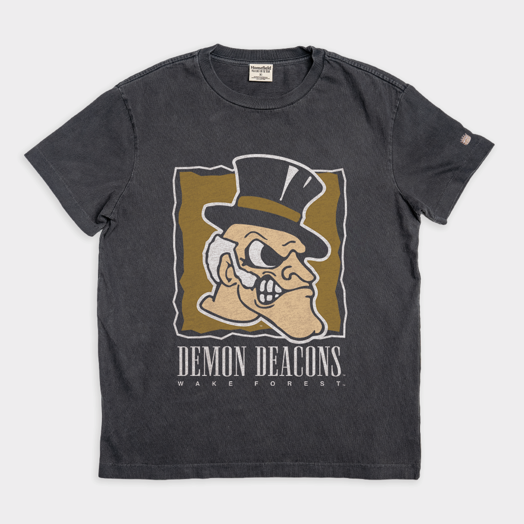 Wake Forest Throwback Demon Deacon Heavyweight Tee | Homefield