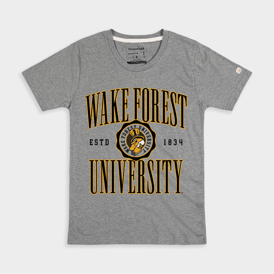 Wake Forest Crest Retro Women's Tee | Homefield