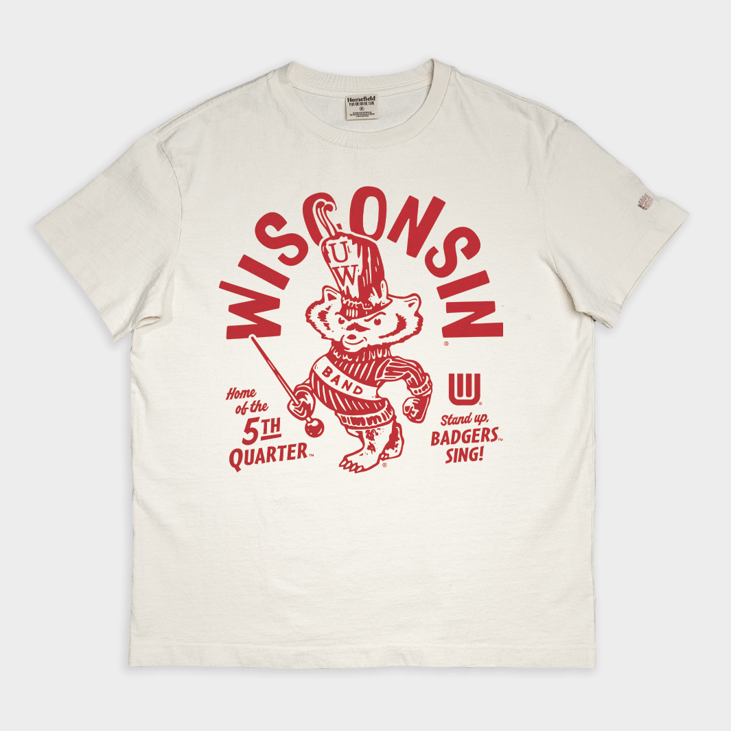 Wisconsin Badgers 5th Quarter Vintage Heavyweight Tee | Homefield