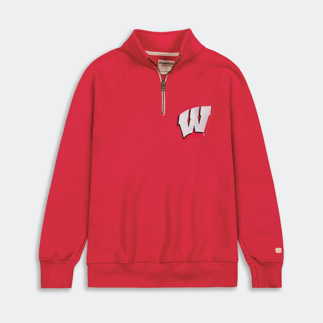Wisconsin Classic Logo Quarter Zip | Homefield