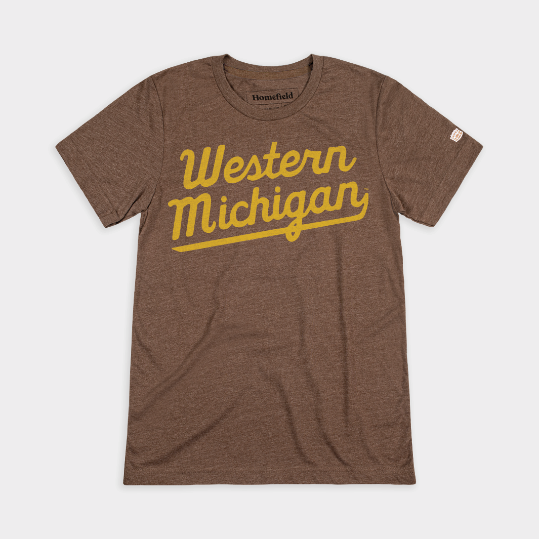 Western Michigan Throwback Script Tee | Homefield