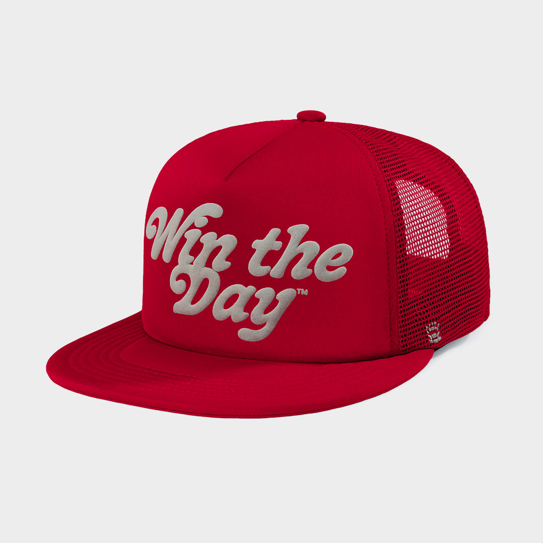 Wazzu "Win the Day" Puff Ink Trucker Hat | Homefield
