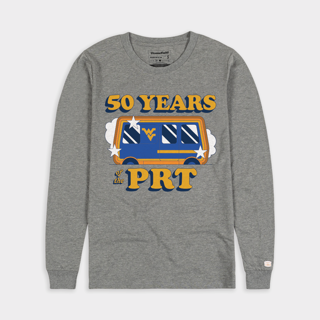 West Virginia 50 Years of the PRT Long Sleeve | Homefield