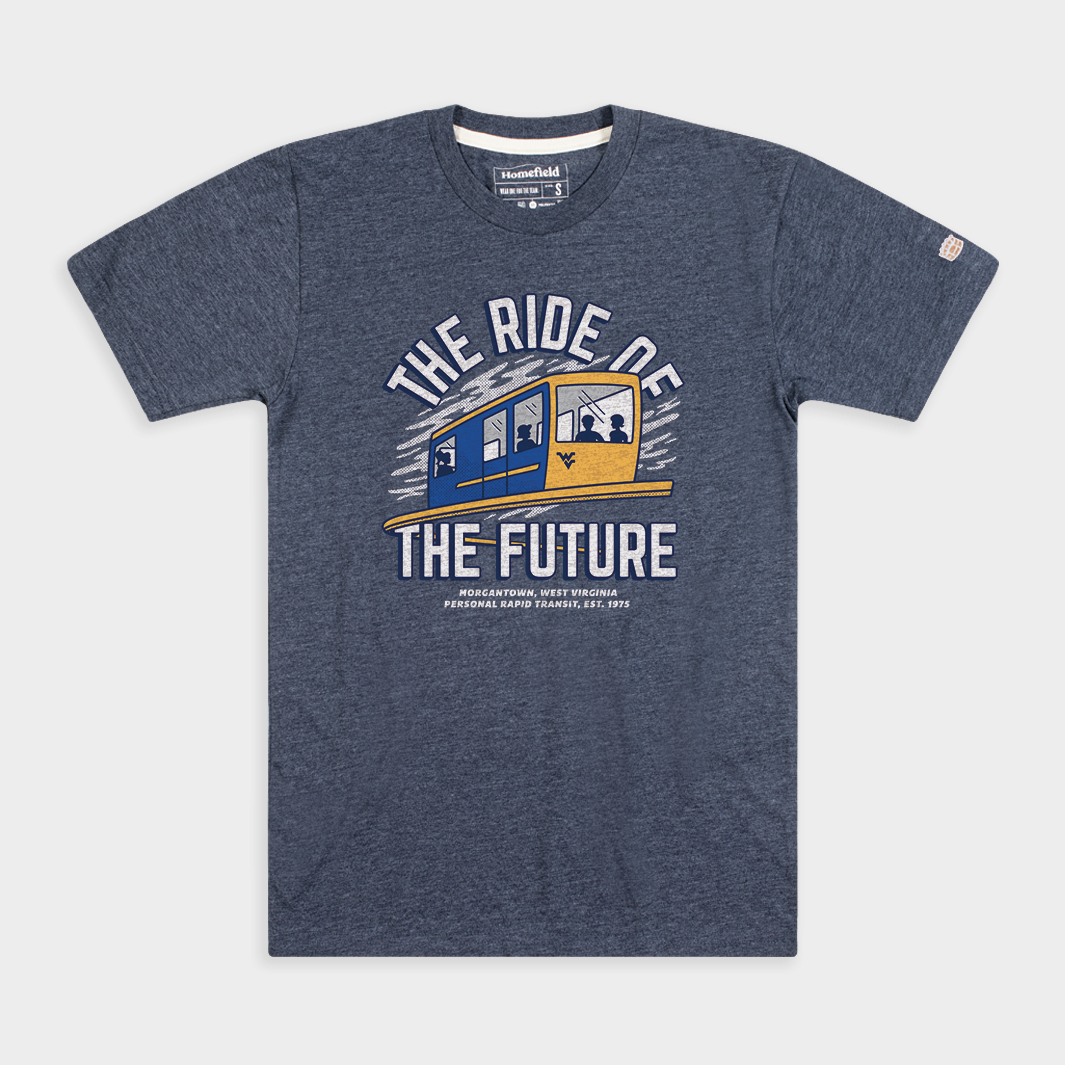 WVU "Ride of the Future" PRT Tee | Homefield