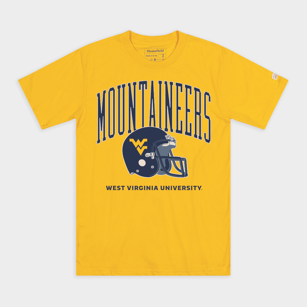West Virginia Football Classic Helmet Retro Tee | Homefield