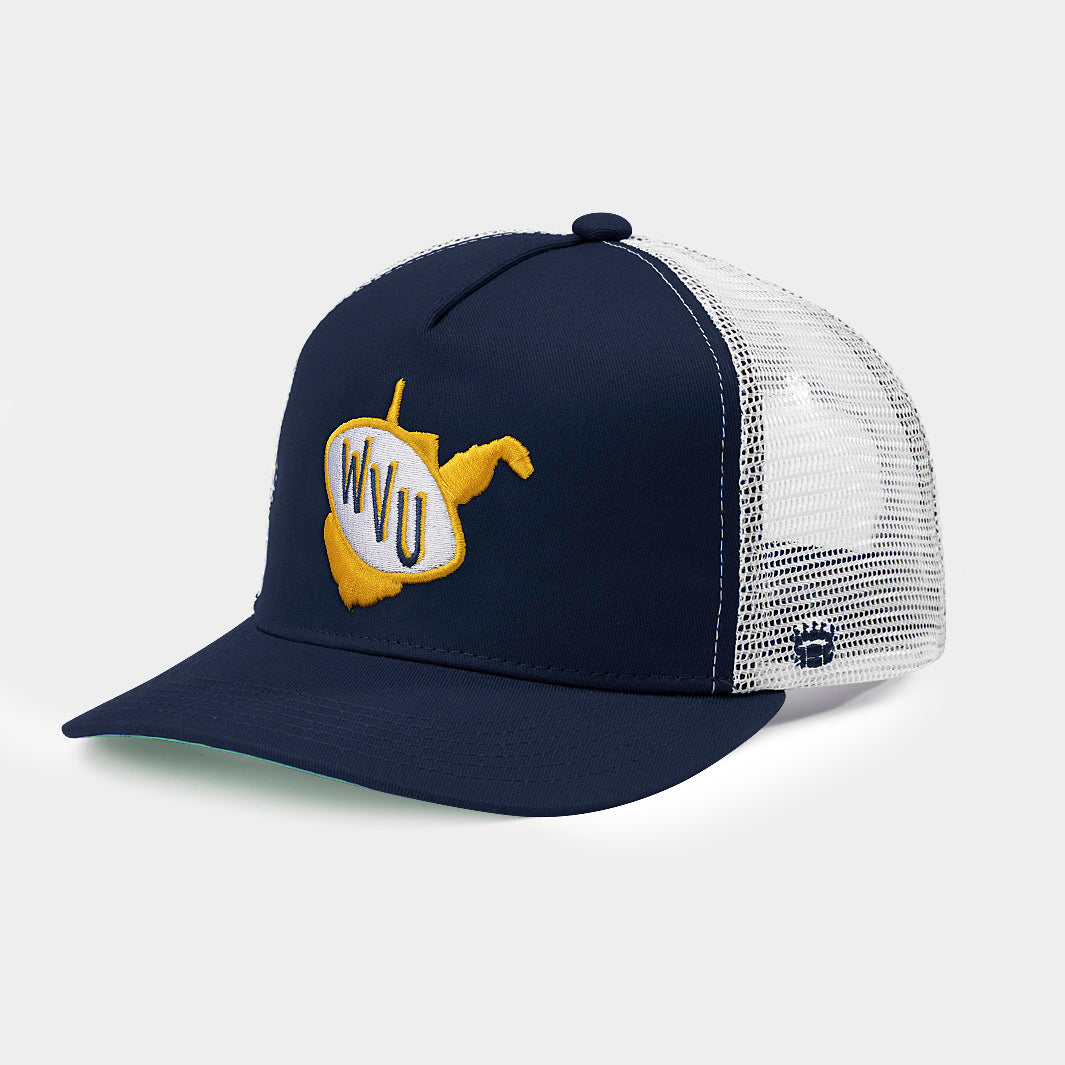 West Virginia Mountaineers Football Trucker Hat | Homefield
