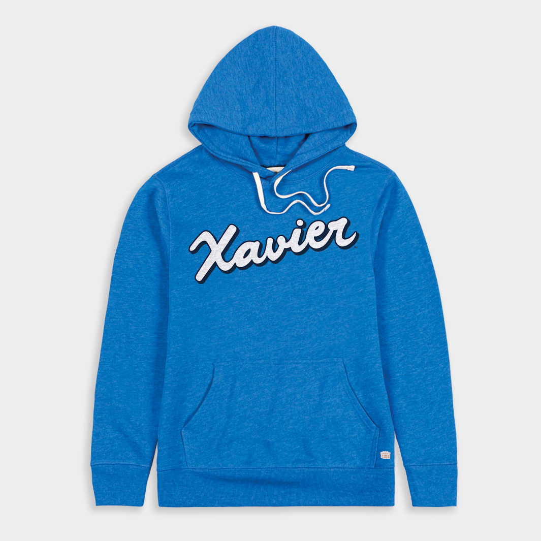 Vintage Xavier Basketball Script Hoodie | Homefield