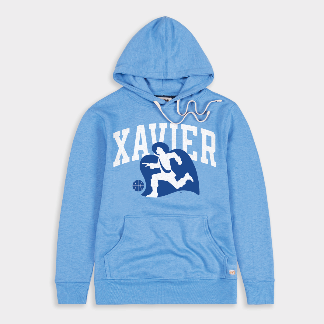 Xavier Musketeers 1980s Basketball Logo Hoodie | Homefield