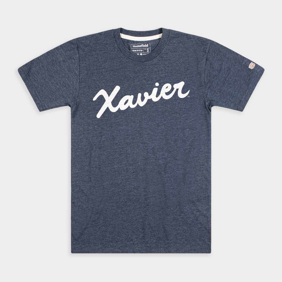 Vintage Xavier Basketball Script Tee | Homefield