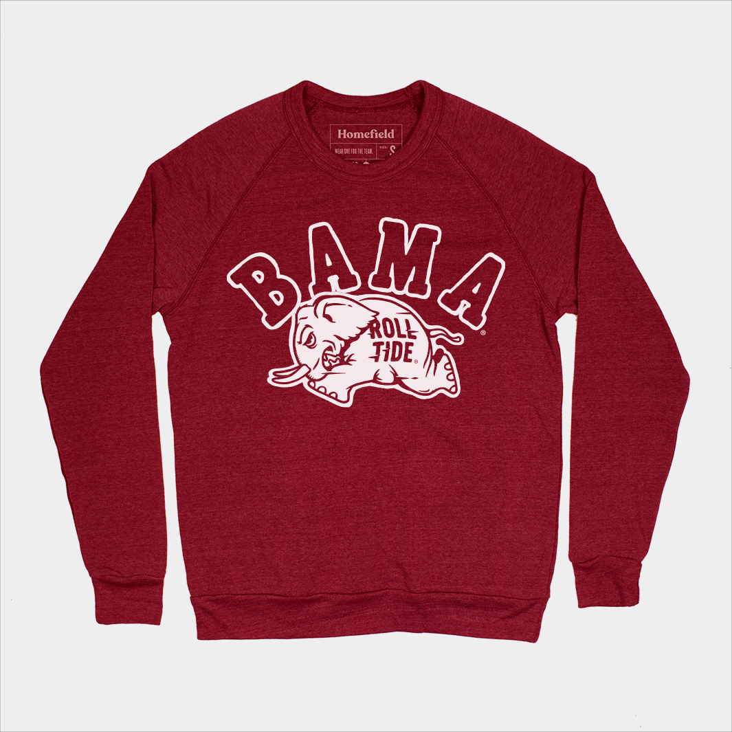 Alabama "Roll Tide" Retro Crewneck | Homefield