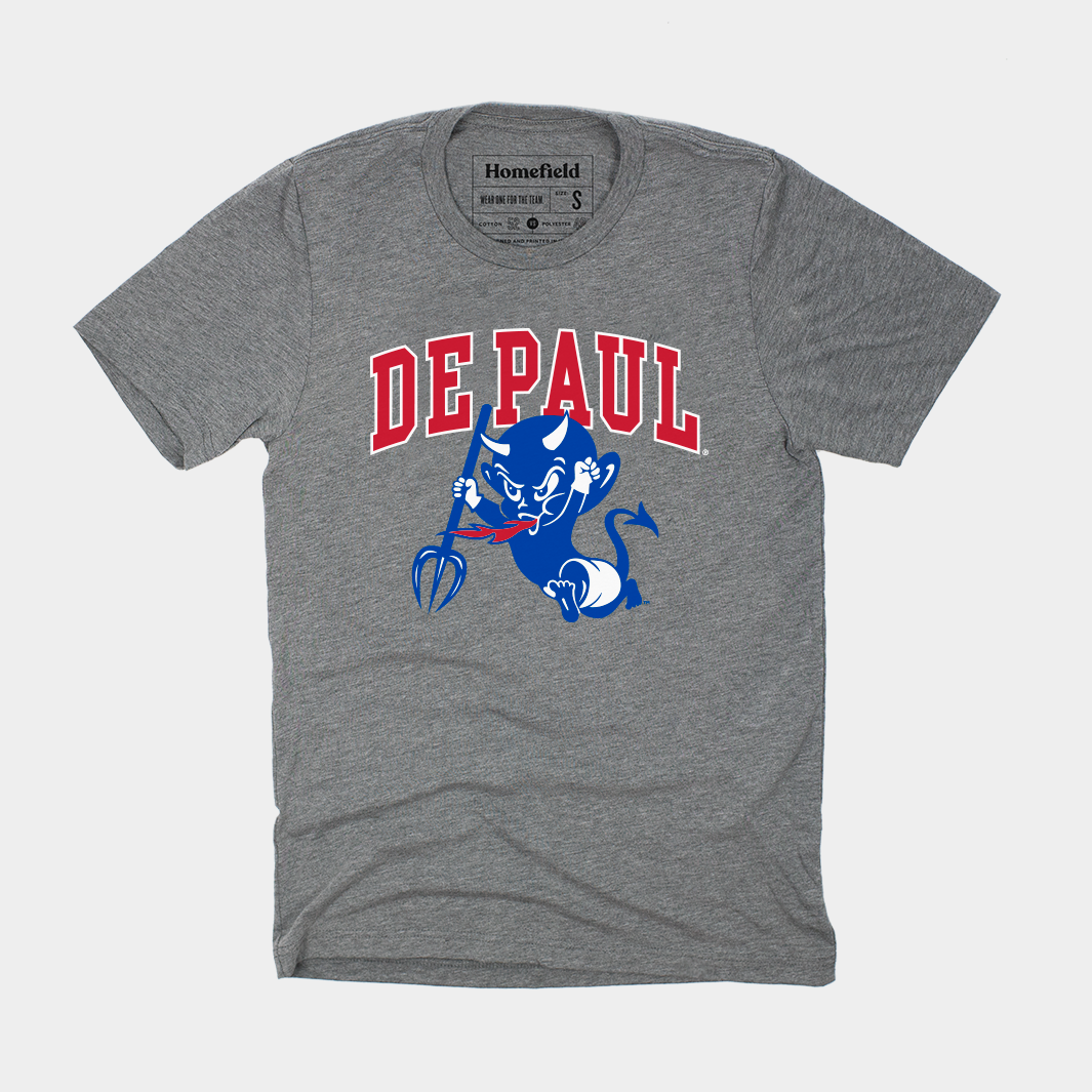 Retro DePaul Blue Demons Mascot T-Shirt | Homefield