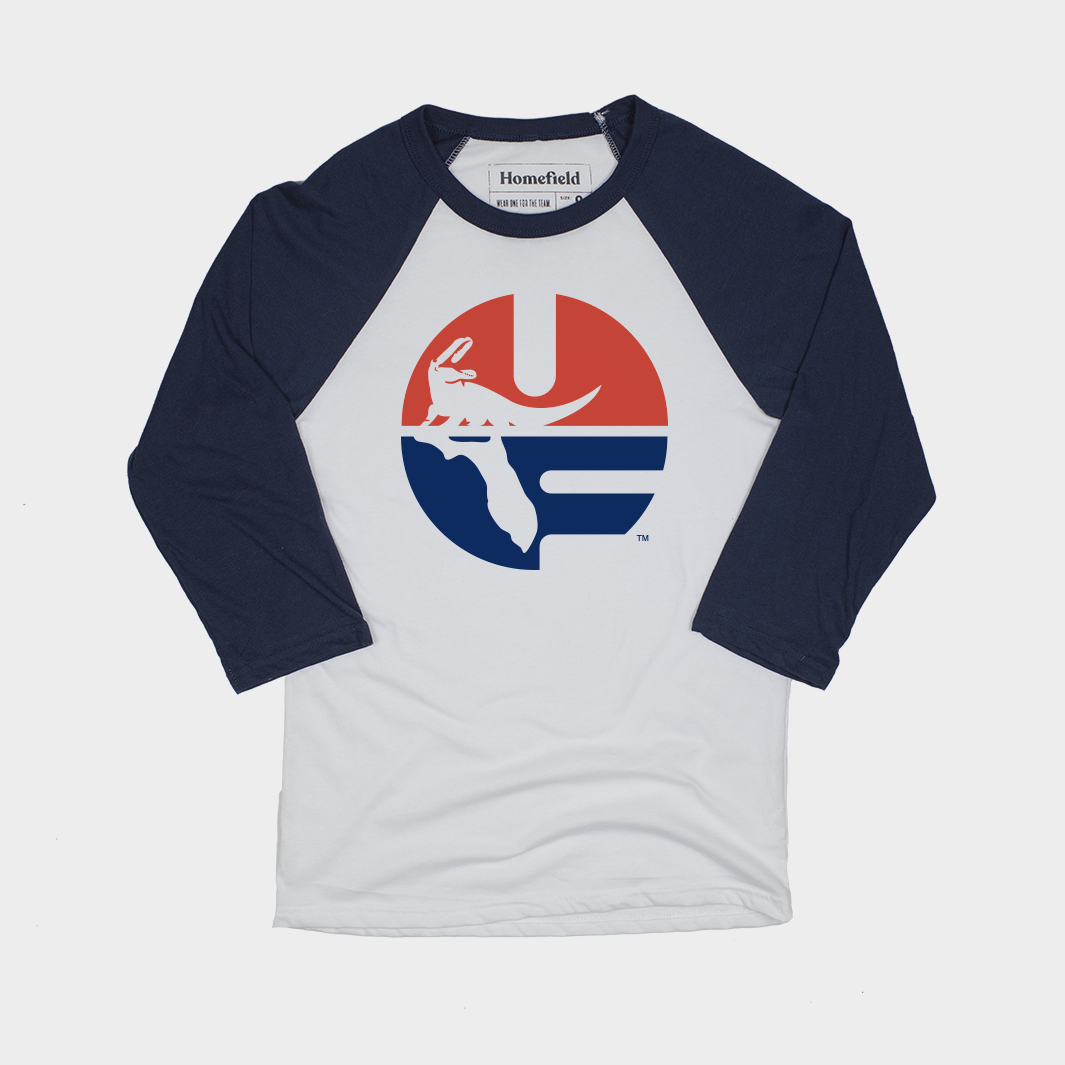 Vintage University of Florida Logo Baseball Tee | Homefield