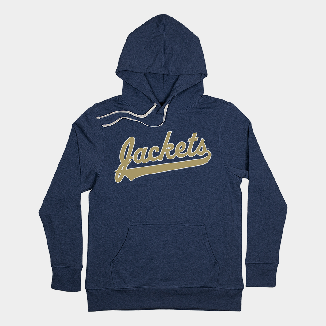Georgia Tech '90s Baseball Script Hoodie | Homefield