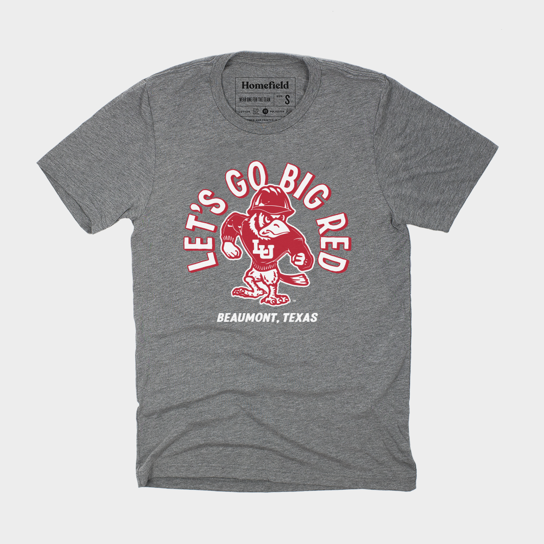 Lamar University "Big Red" Mascot Tee | Homefield