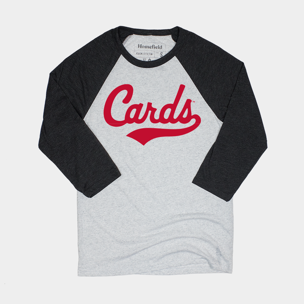 Louisville "Cards" Script Baseball Tee | Homefield