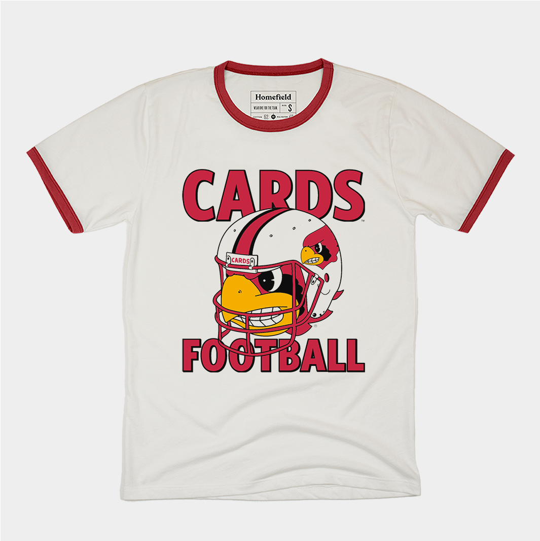 Louisville Cards Football Ringer Tee | Homefield