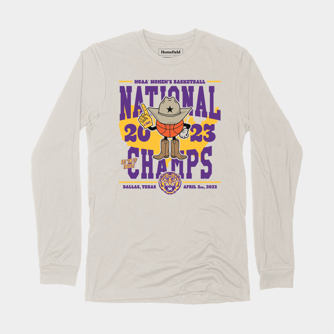 LSU 2023 NCAA National Champions Long Sleeve | Homefield