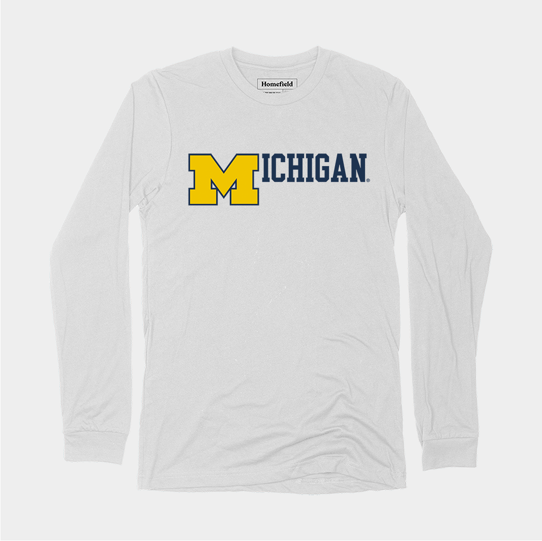 Retro Michigan Block M Long Sleeve | Homefield