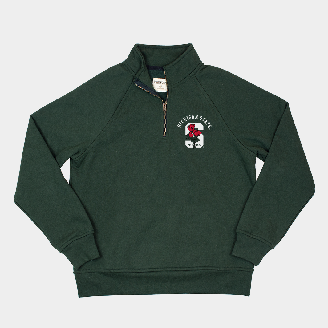 Michigan State 1988 Roses Quarter Zip | Homefield