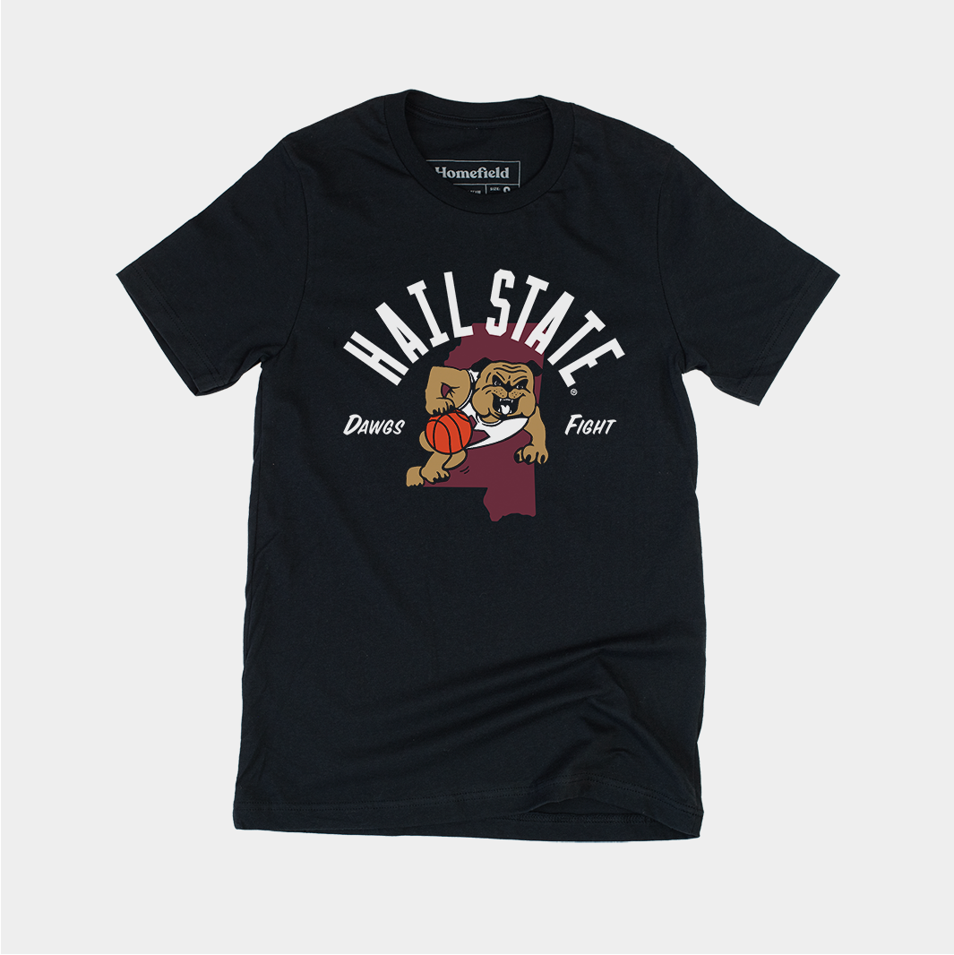 MSU "Hail State" Retro Basketball Tee | Homefield