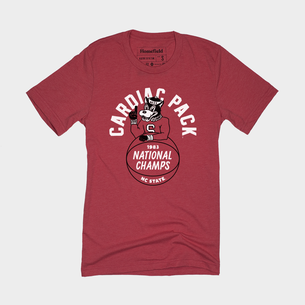 Retro 1983 NC State Cardiac Pack National Champs Tee | Homefield