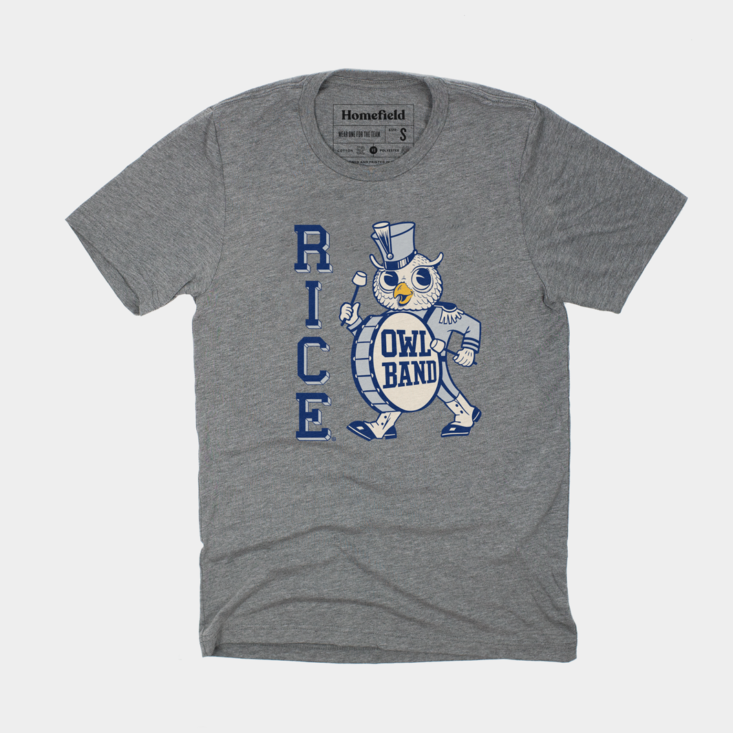 Vintage Rice Owls Marching Band Tee | Homefield