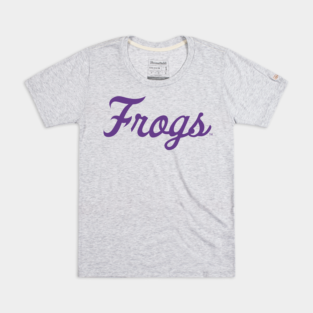 TCU Frogs Baseball Script Women's Tee | Homefield