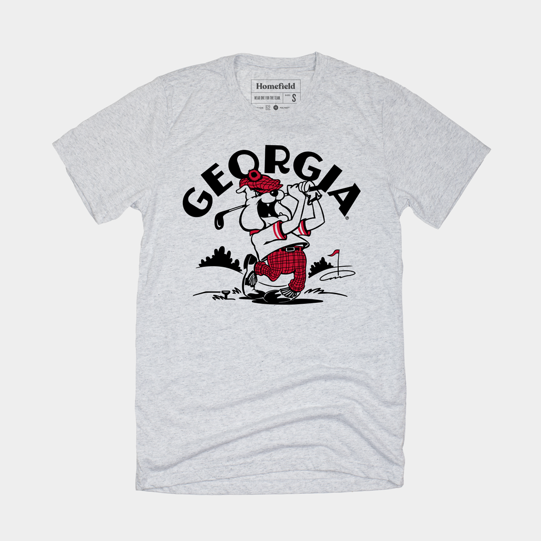 Retro Georgia Bulldogs Golf Tee | Homefield