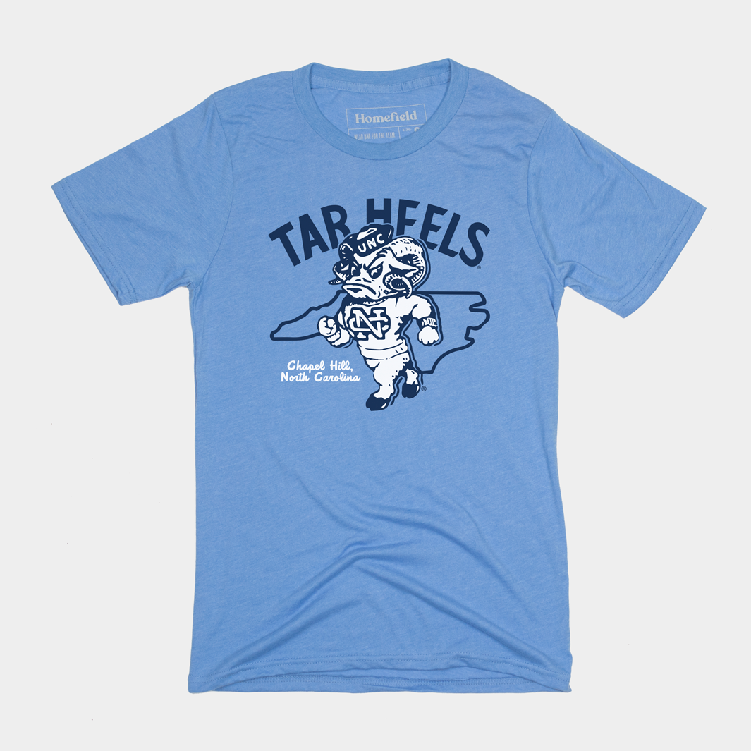 Retro Tar Heels Carolina Blue Tee | Homefield